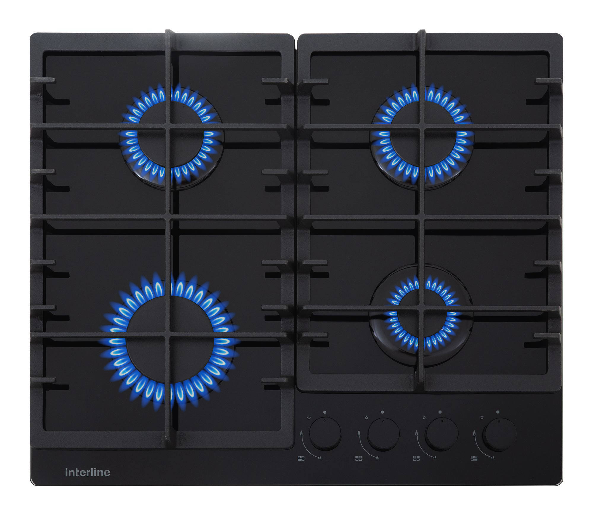 Варильна поверхня Interline HGG 563 FGK BM - техніка для вашої кухні | Офіційний сайт
